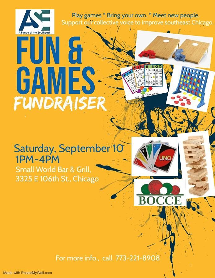 Alliance of the SouthEast (ASE) Fun & Games Fundraiser Sept. 10, 2022 ...