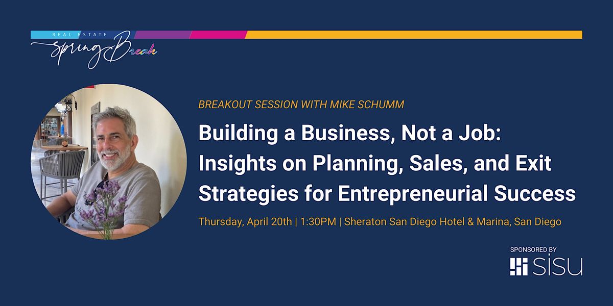 Exclusive Breakout Session with Mike Schumm - Learnings from 10,000 ...