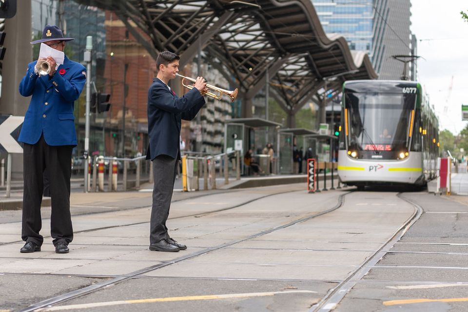 Remembrance Day Last Post Activity , Melbourne CBD, 11 November 2022