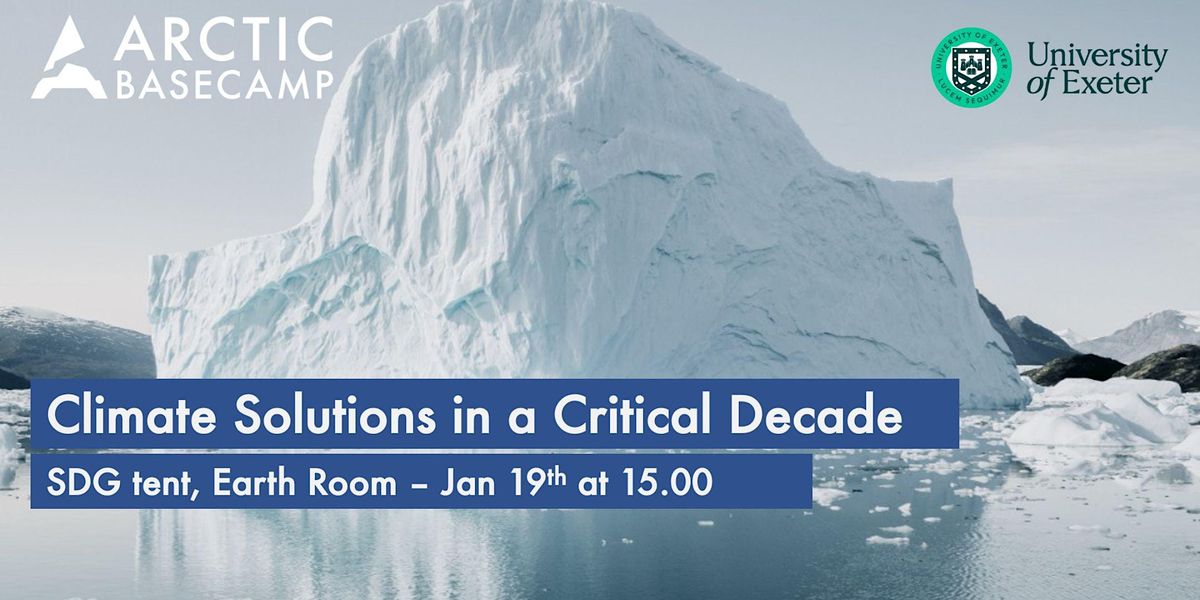 Climate Solutions in a Critical Decade, The SDG tent (next to Hotel ...