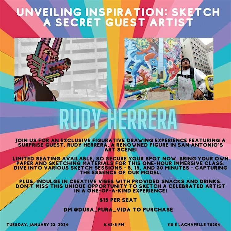 Unveiling Inspiration: Sketch a Secret Guest Artist, 110 East ...