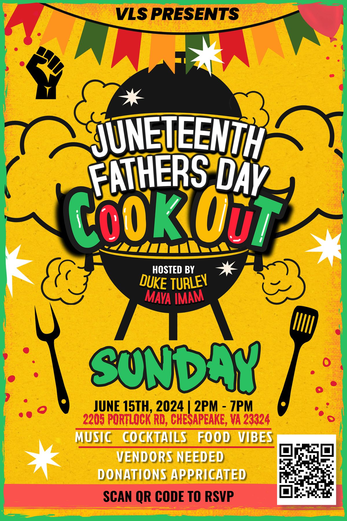 Juneteenth Fathers Day Cookout, 2205 Portlock Road, Chesapeake, VA, USA ...