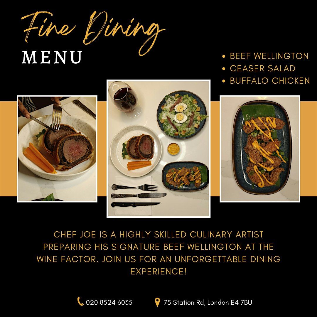 Fine Dining at The Wine Factor, The Wine Factor, London, 19 October 2024