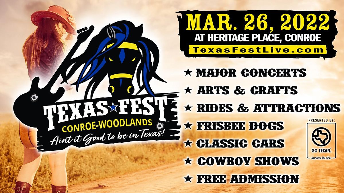 TexasFest Conroe (Houston), at Heritage Place Amp - Mar. 26th, 2022 ...