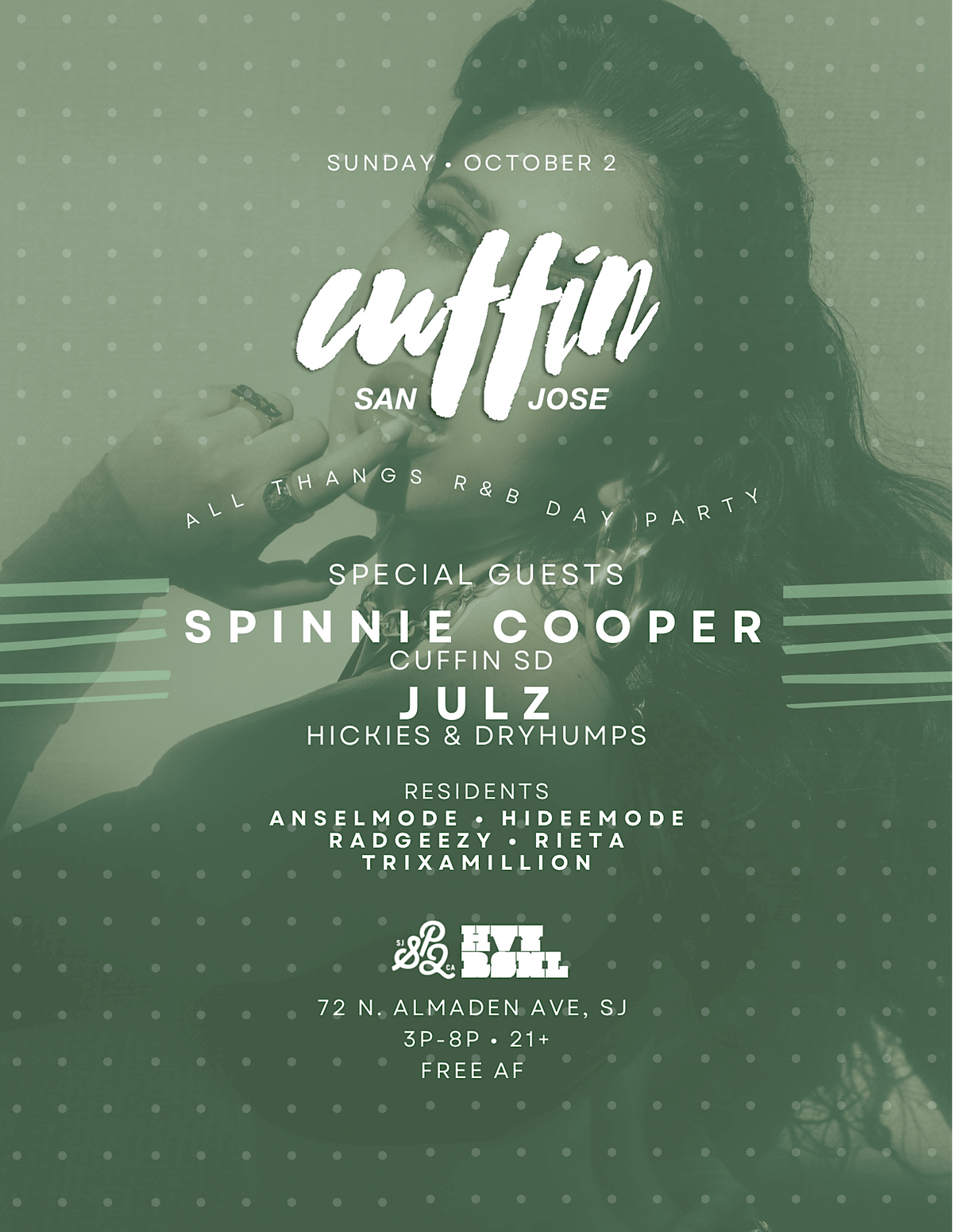 Cuffin San Jose: All Thangs R&B Day Party (October 2022), SP2 Communal ...