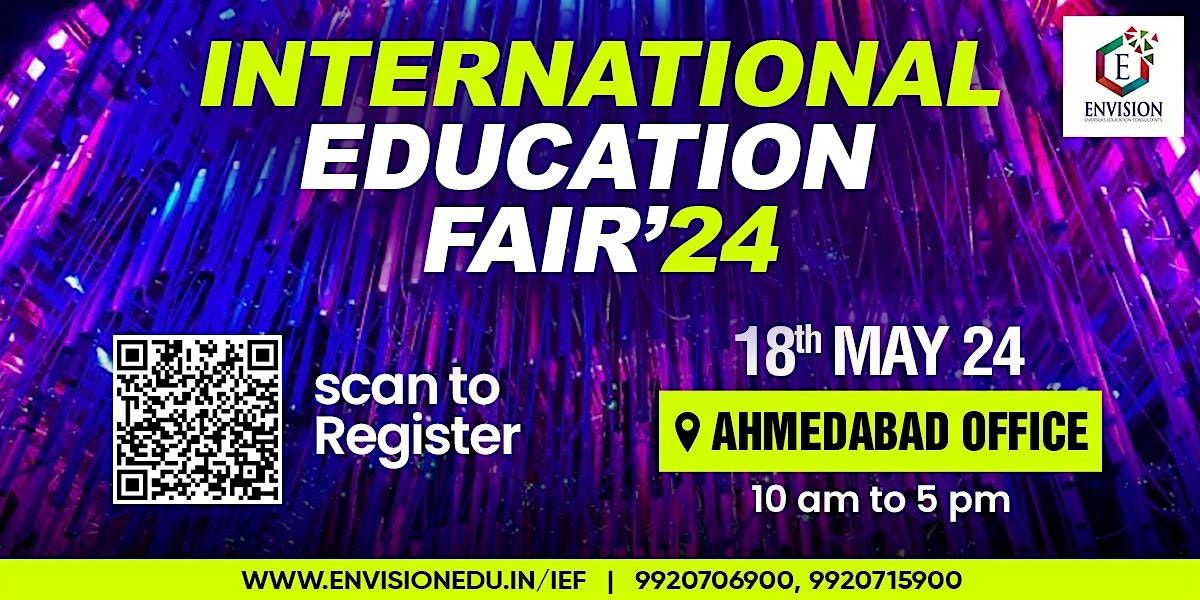International Education Fair Ahmedabad 2024, Envision Overseas ...