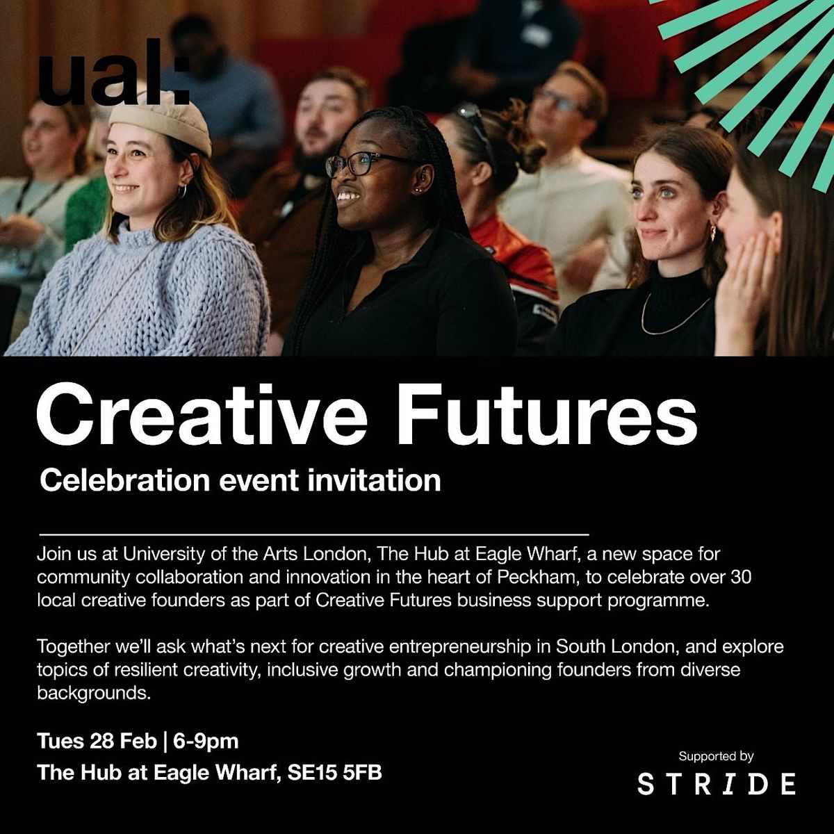 Creative Futures Celebration Event, The Hub, London, 28 February 2023