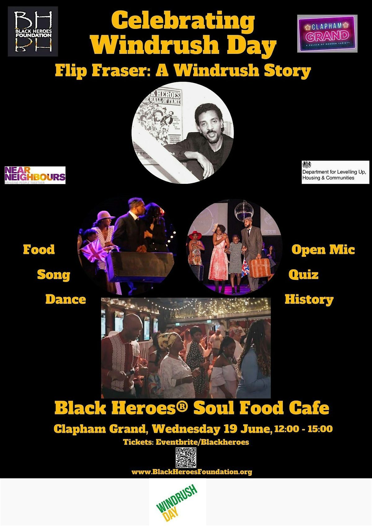 Celebrating Windrush Day. Flip Fraser: A Windrush Story, The Clapham ...