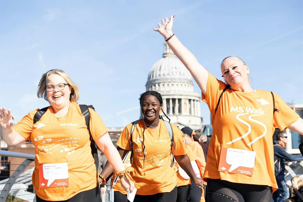 MS Walk London 2025, Victoria Embankment Gardens, London, 27 September 2025