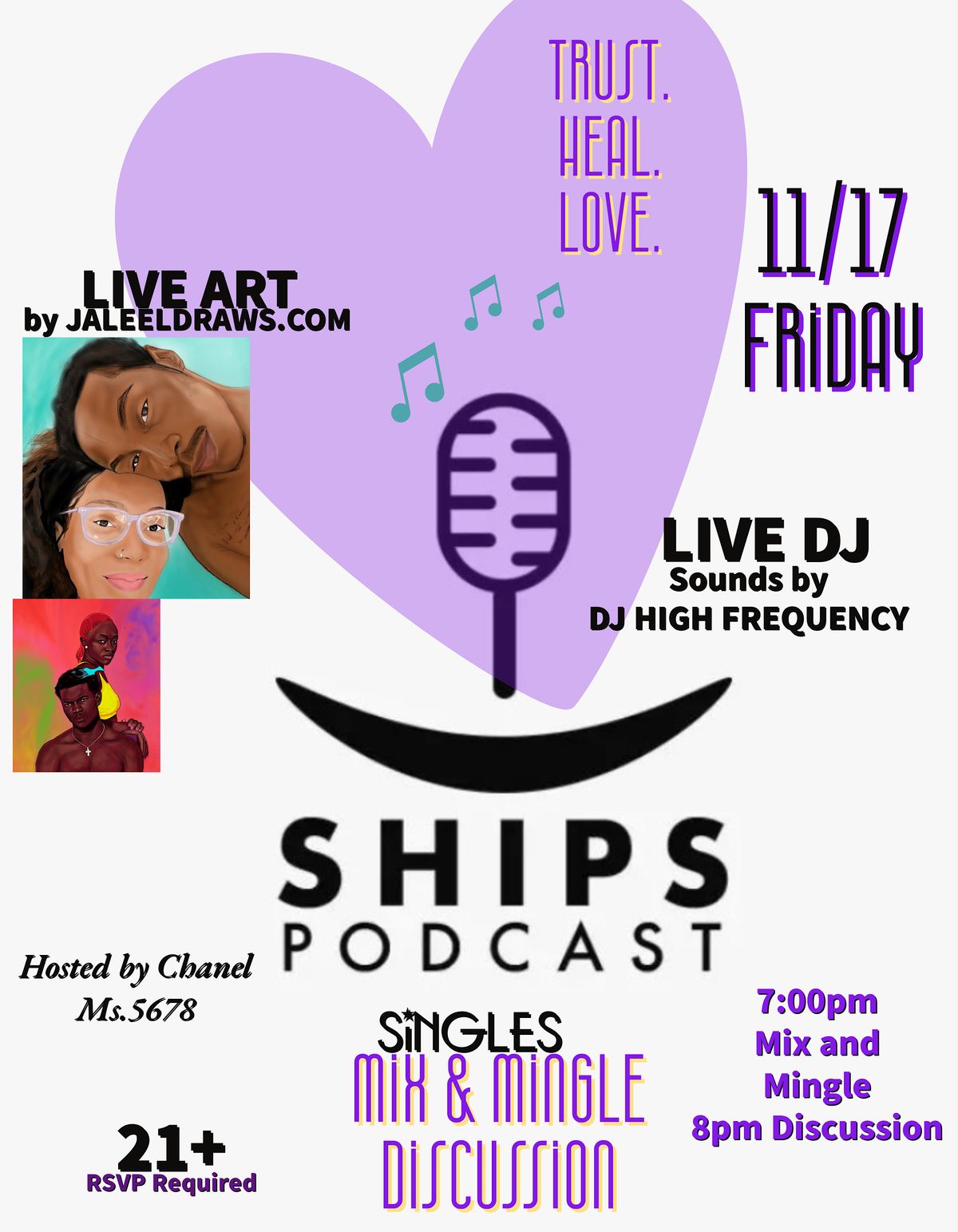 MINDSETS & LOVE - SHIPS MIX & MINGLE / LIVE DISCUSSION, Nckls&Dimes ...