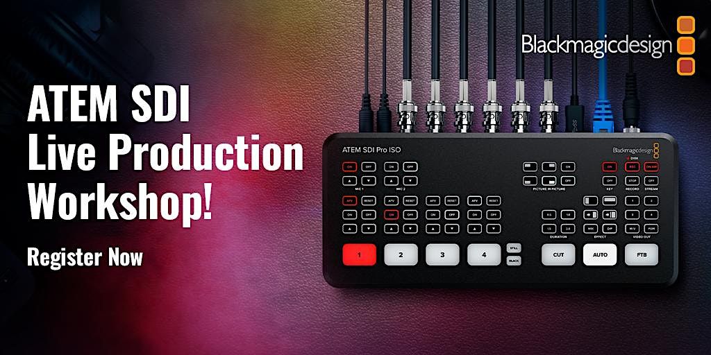 Blackmagic Design ATEM SDI Live Production Workshop, Radisson Blu Royal ...