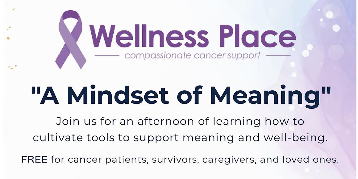 Wellness Place Presents "A Mindset of Meaning" Educational Class, Pybus ...