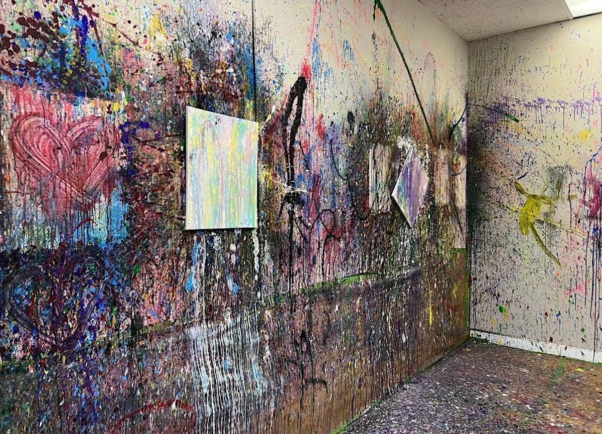 Paint Splatter Session 3pm - 4pm (BYOB), JOES PALETTE ART & SPLATTER ...