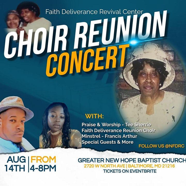 Faith Deliverance Choir Reunion Honoring Dr. Pastor Nettie Ellison ...