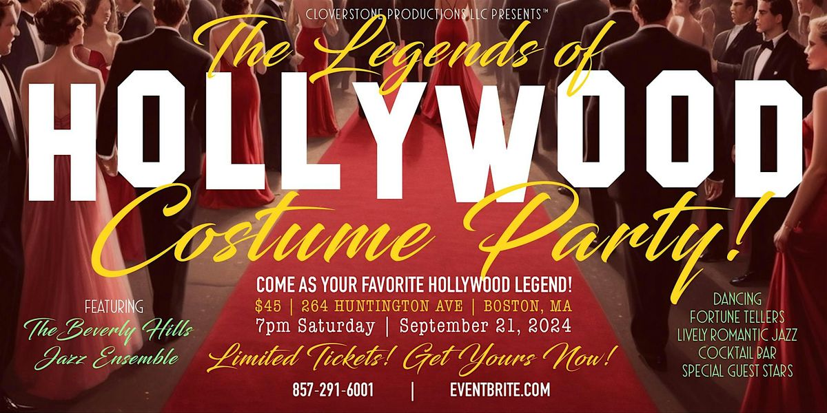 The Legends of Hollywood Costume Party, Huntington Theatre, Boston, 21 ...