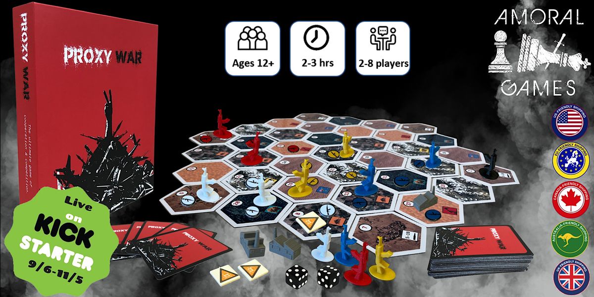 Proxy War: The Indie Strategy Board Game of Modern Wars KS Campaign ...