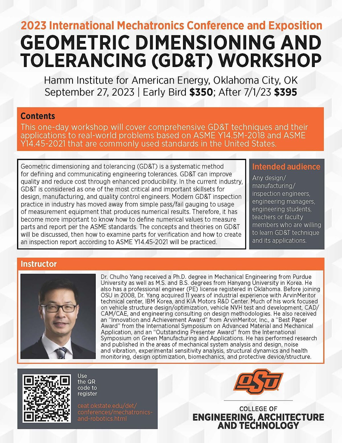 Geometric Dimensioning and Tolerancing (GD&T) Workshop, 300 NE 9th St ...