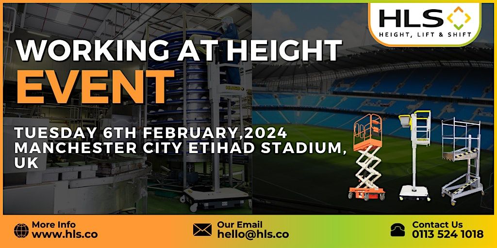 HLS WORKING AT HEIGHT EVENT 2024, Etihad Stadium, Manchester, 6 ...
