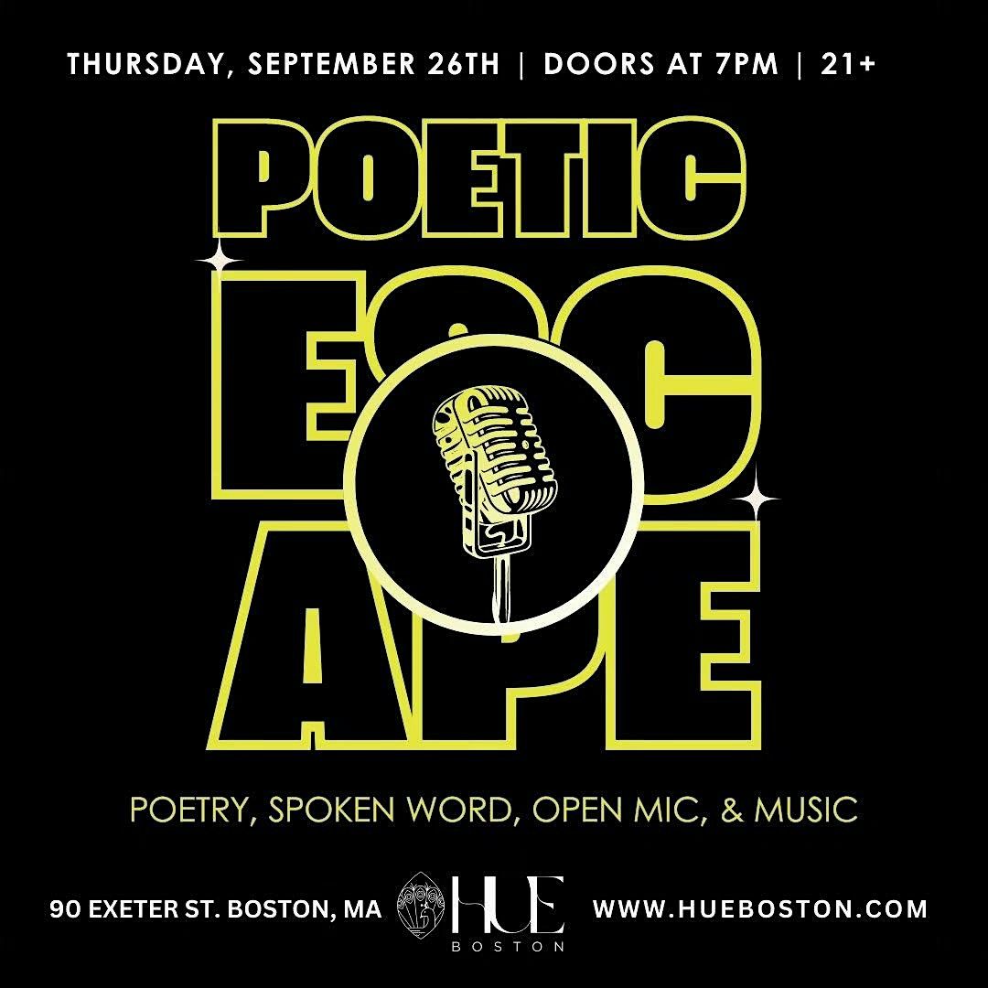 Poetic Escape: Alopecia Awareness Edition, Hue Boston, 26 September 2024