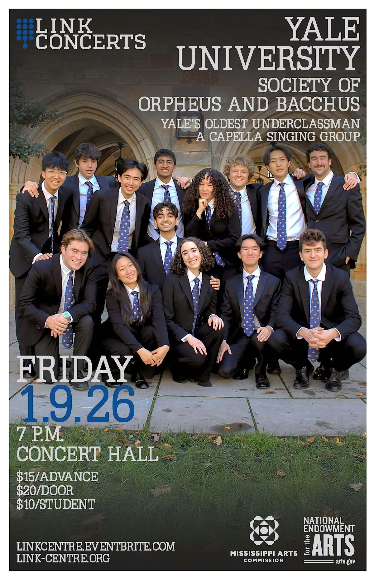 Link Concerts: Yale Universitys Society of Orpheus and Bacchus, Link ...