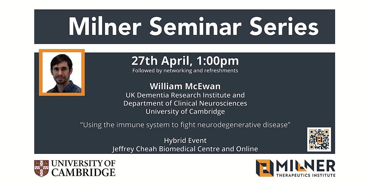 Milner Seminar Series - April 2023 (Hybrid Event), Lecture Theatre, Cambridge, 27 April 2023