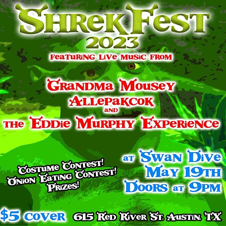 Shrekfest: Eddie Murphy Experience, Allepakcok, Grandma Mousey, Swan ...