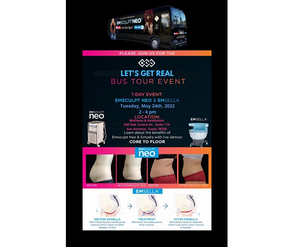 BTL Aesthetics Bus Tour 2022, 540 Oak Centre Dr, San Antonio, 24 May 2022