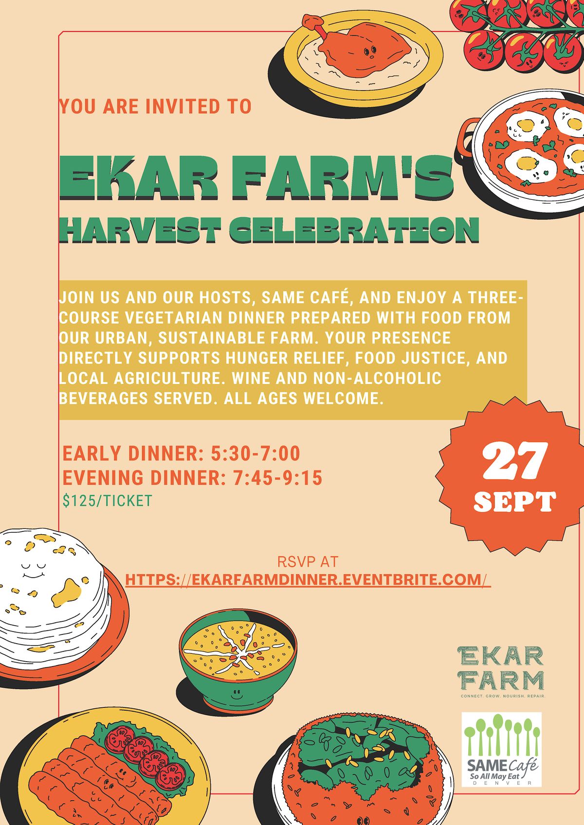 Ekar Farm Dinner at SAME Cafe, SAME Café, Denver, 27 September 2023