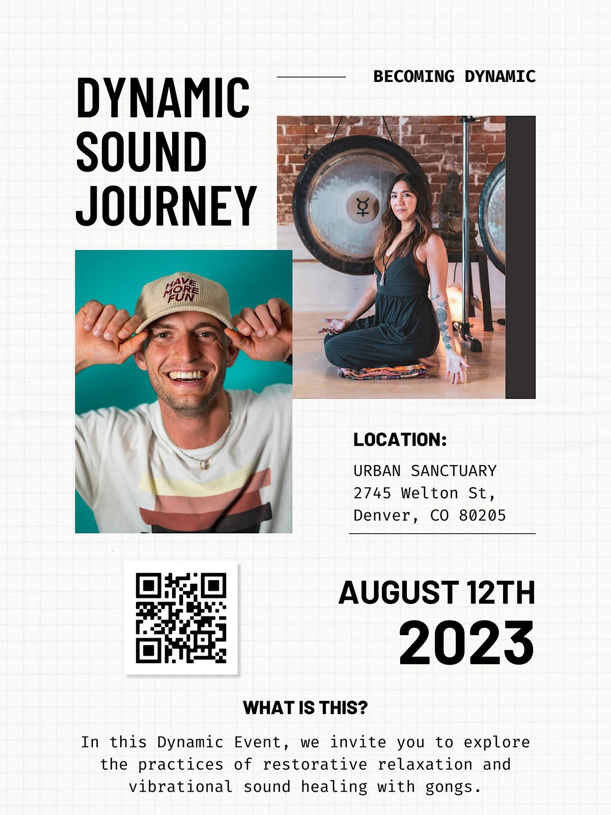 Dynamic Sound Journey, Urban Sanctuary, Denver, 7 October 2023