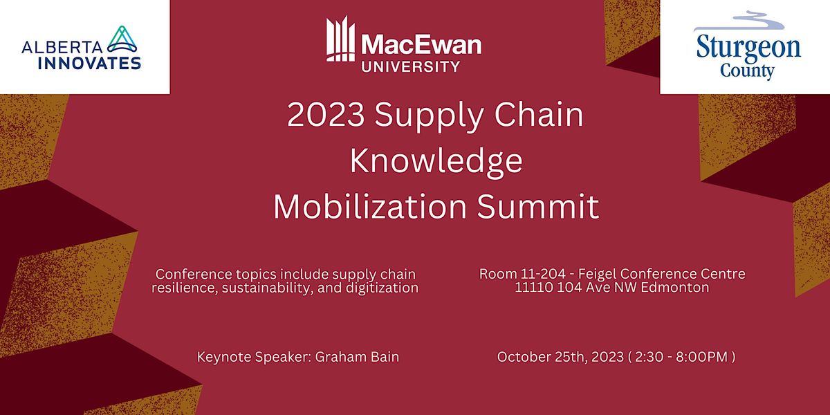2023 Supply Chain Knowledge Mobilization Summit (Invite only), Feigel ...