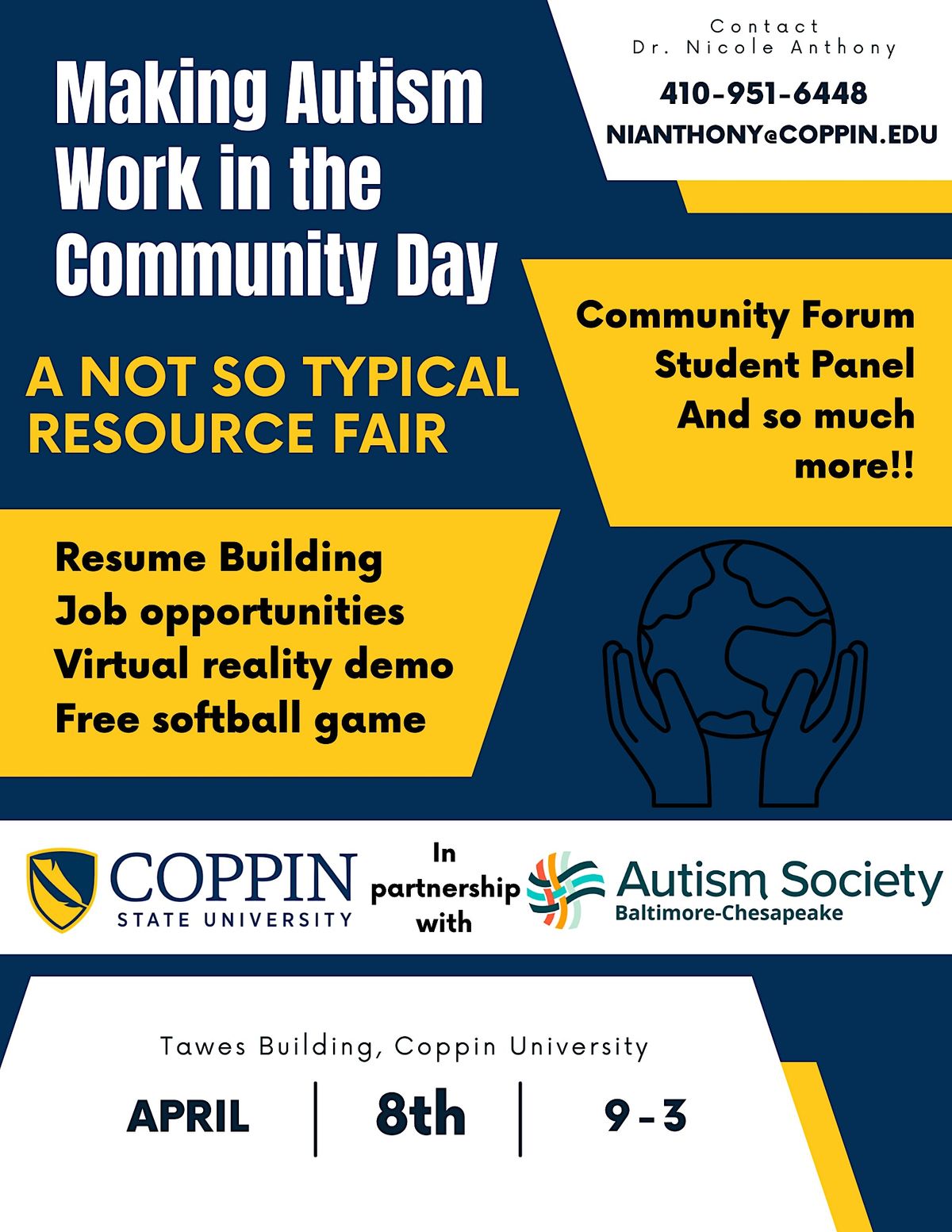 Making Autism Work in the Community Day at Coppin State University ...