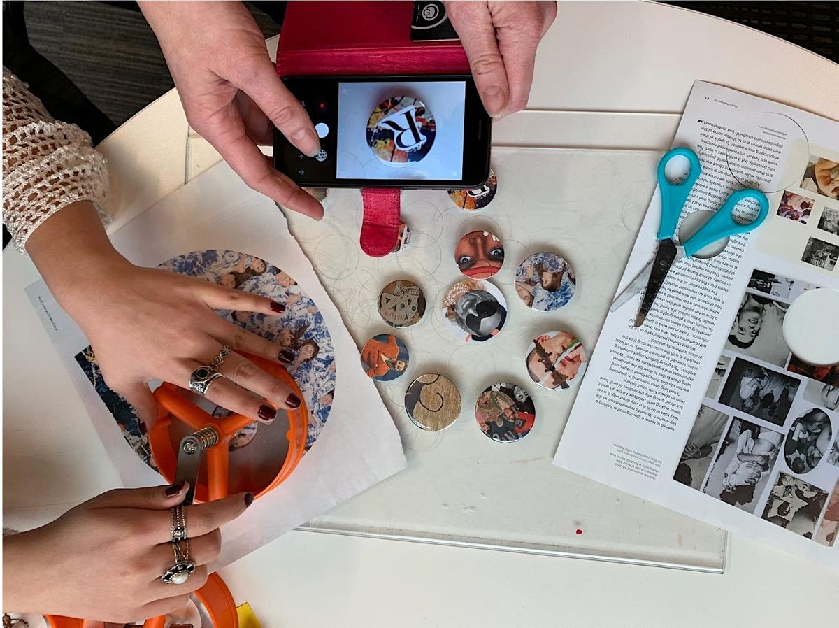 LCF Big Welcome: Badge Making Workshop with LCF Library, London College ...