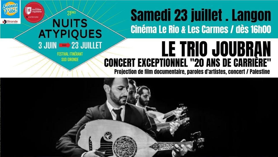 Le Trio Joubran, en sextet - concert exceptionnel [Palestine], Centre ...