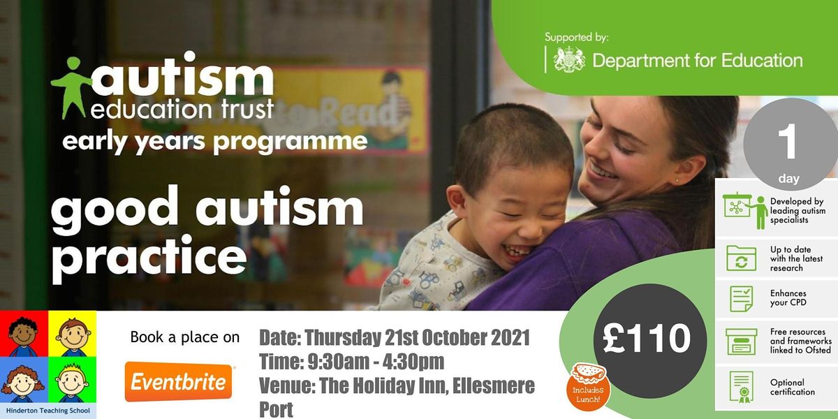 Good Autism Practice in the EYFS, Holiday Inn Ellesmere Port - Cheshire ...