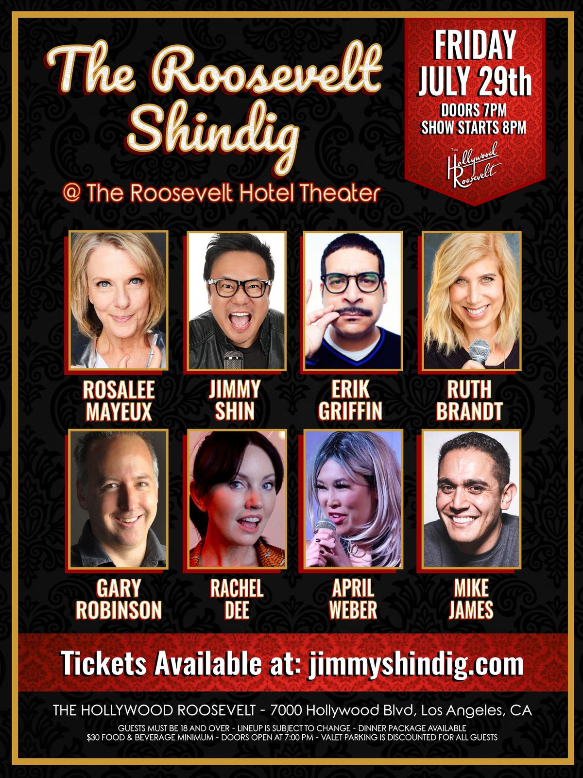 The Roosevelt Shindig Show with Erik Griffin from Workaholics, The ...