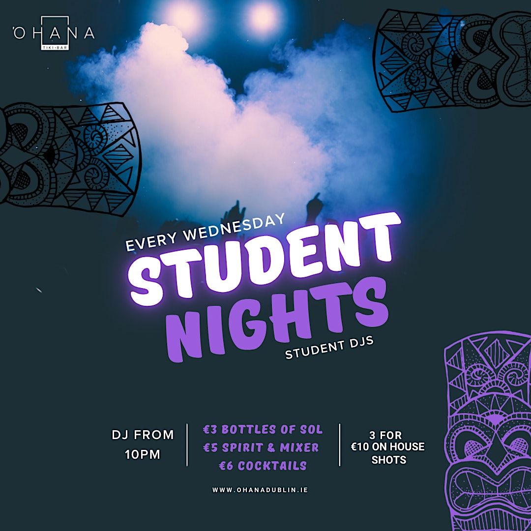 Student Night at Ohana, Ohana Dublin, 21 September to 22 September