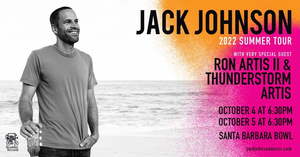 Jack Johnson - show 1, online, 5 October 2022