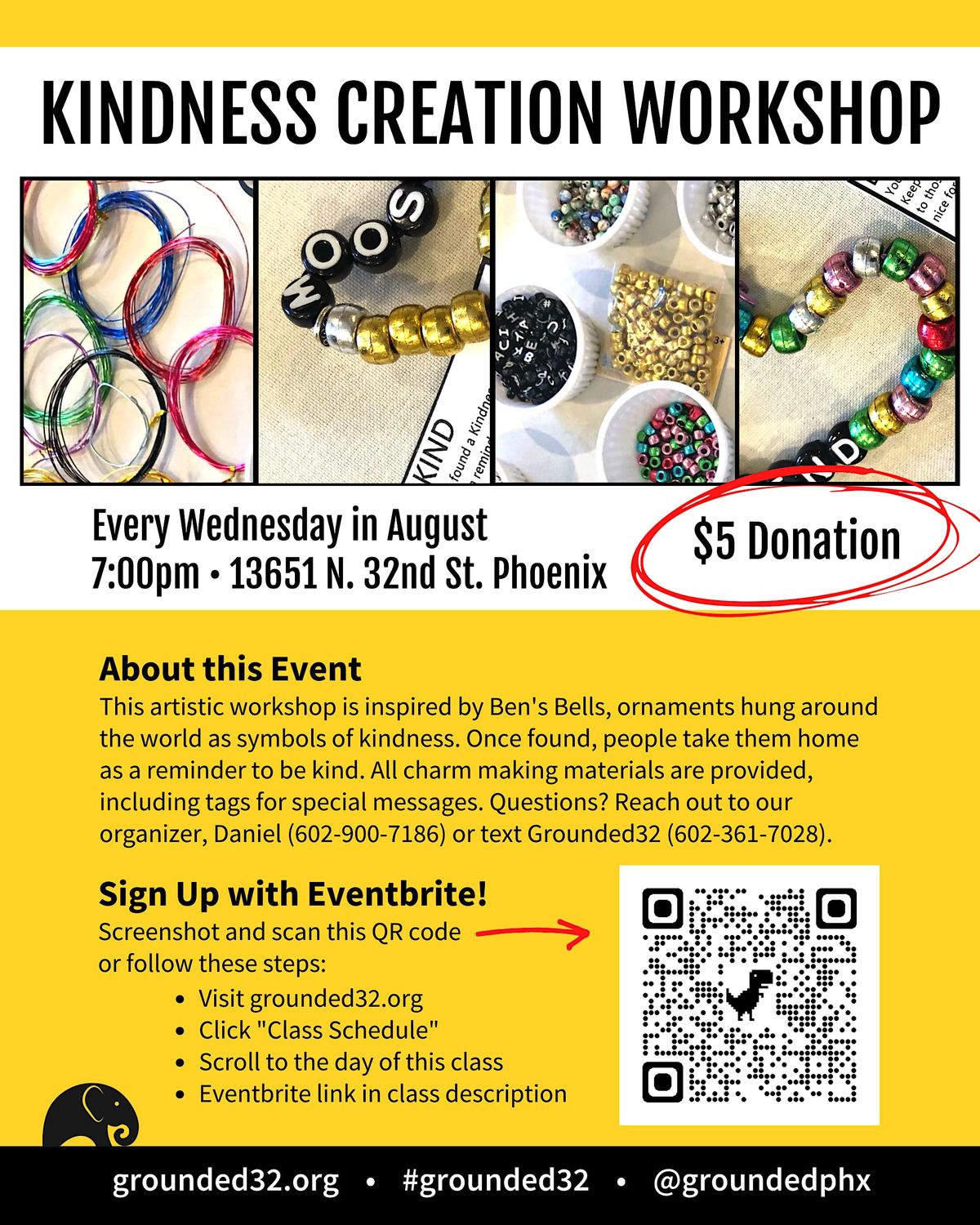 Kindness Creation Workshop for Charity - Make + Share Artistic Charms ...