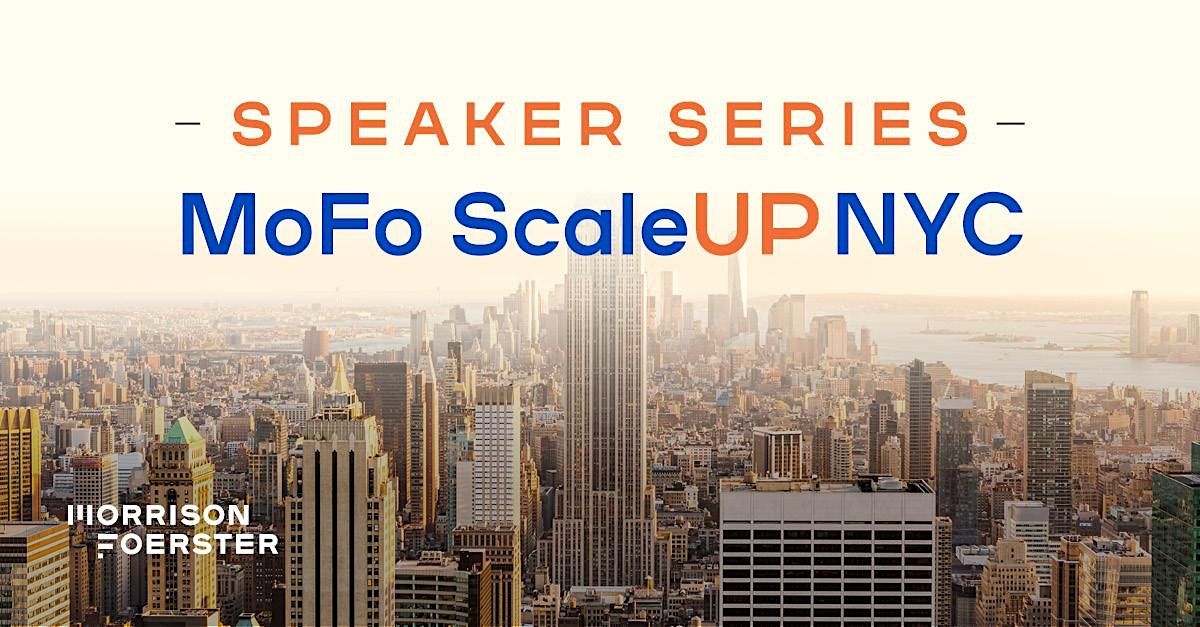ScaleUp Speaker Series New York: Raising Venture Capital Investment ...