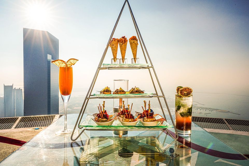 Helipad Afternoon Tea, The St. Regis Abu Dhabi, 11 March 2023