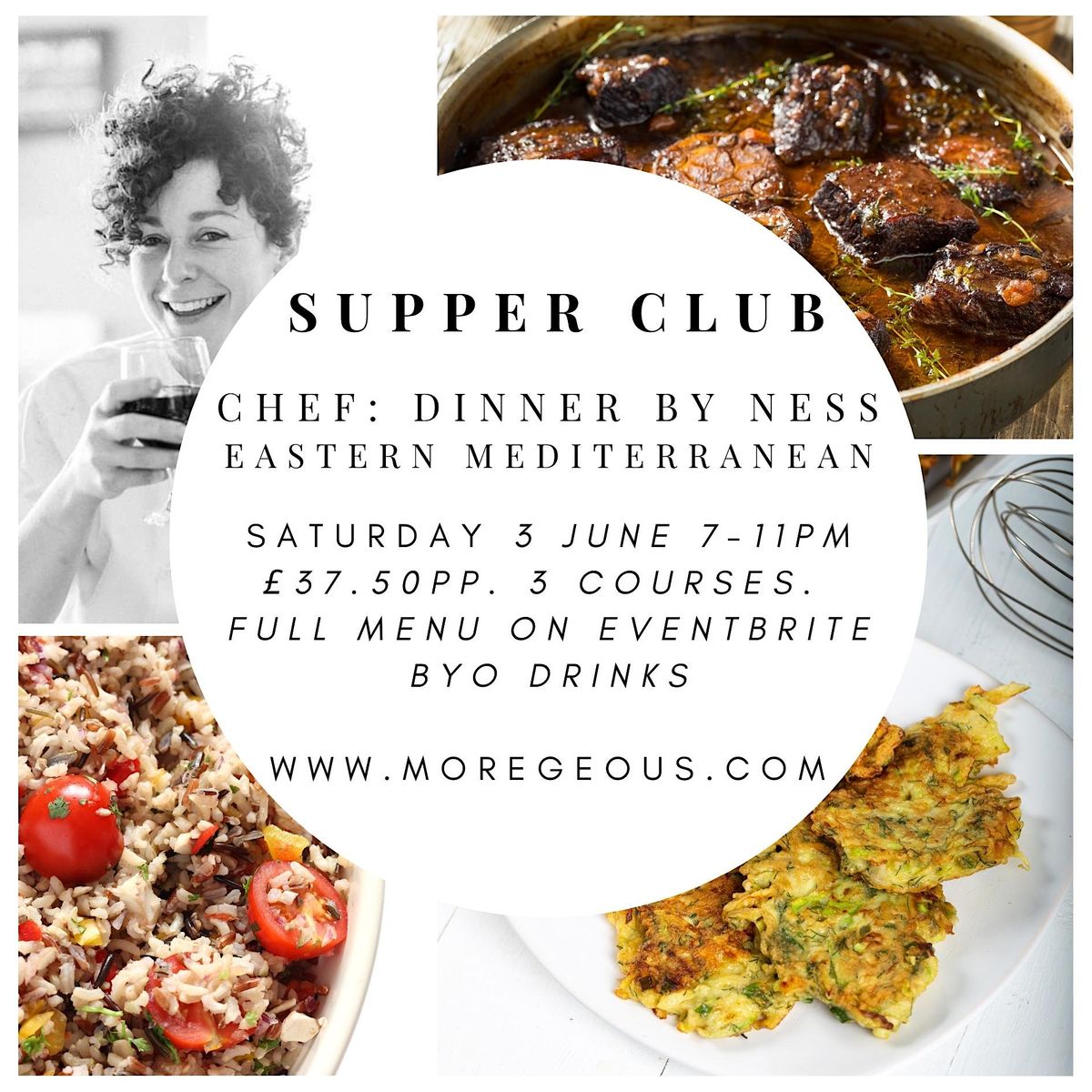 Summertime Eastern Mediterranean Supper Club with Dinner By Ness ...