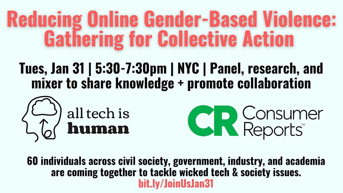 Reducing Online Gender-Based Violence: Gathering for Collective Action ...