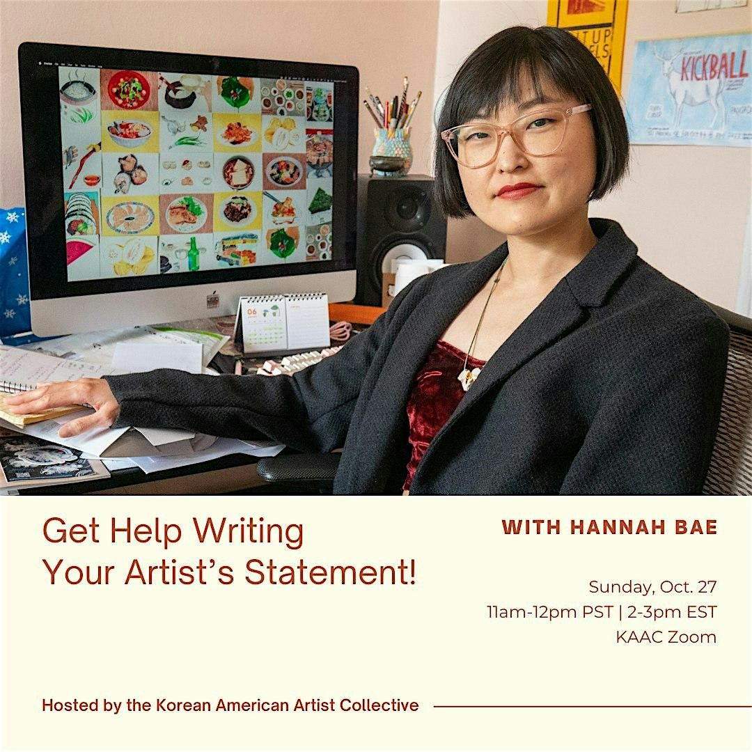 2024 KAAC Fall Public Program: Get Help Writing Your Artists Statement ...