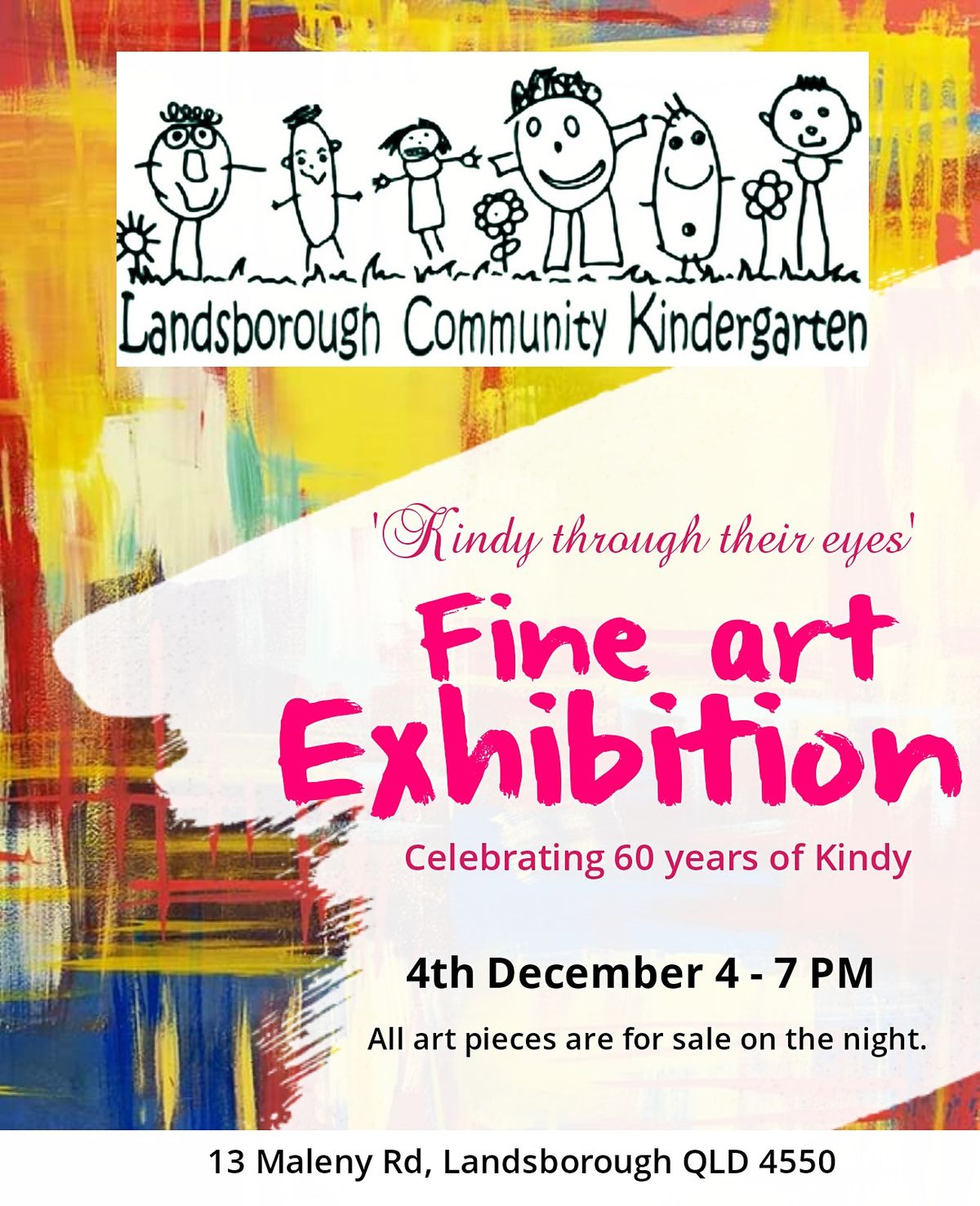 Landsborough Community Kindergarten Fine Art Exhibition, Kindergarten ...
