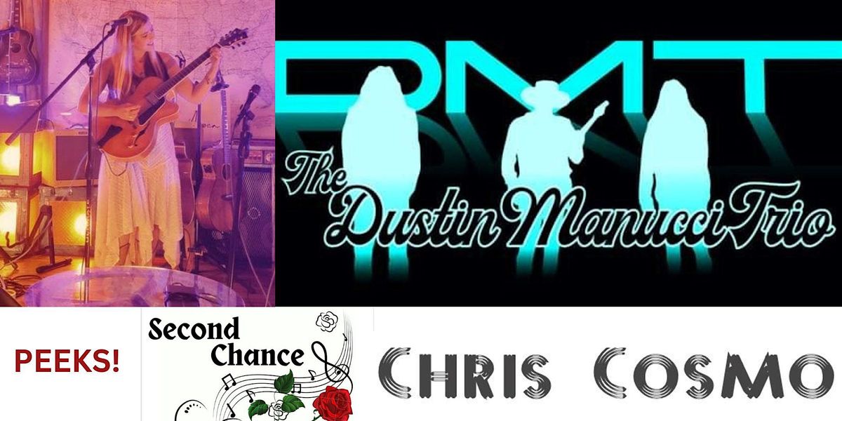 Back by popular demand...Dustin Manucci Trio/Cosmo/Second Chance and ...