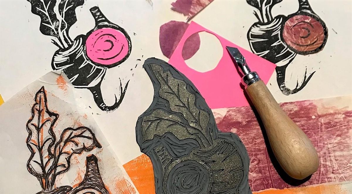 Introducing Lino-cut Printmaking with Chine -Colle, Fisherton Mill ...