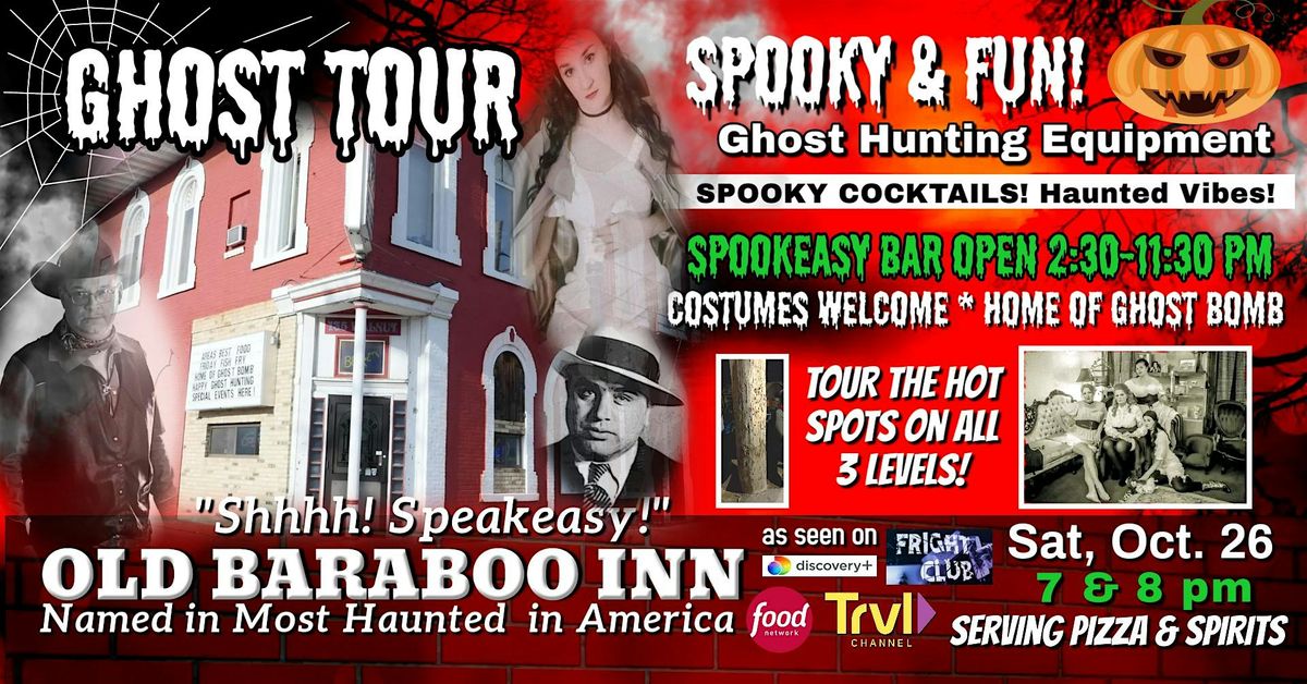 SPOOKeasy GHOST TOUR in Historic Old Saloon on Most Haunted Lists!, Old ...