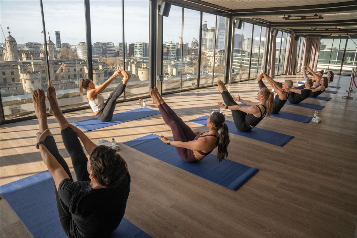 YOGA CLASS AT THE SKYLINE LONDON, The Skyline London, 11 November 2023