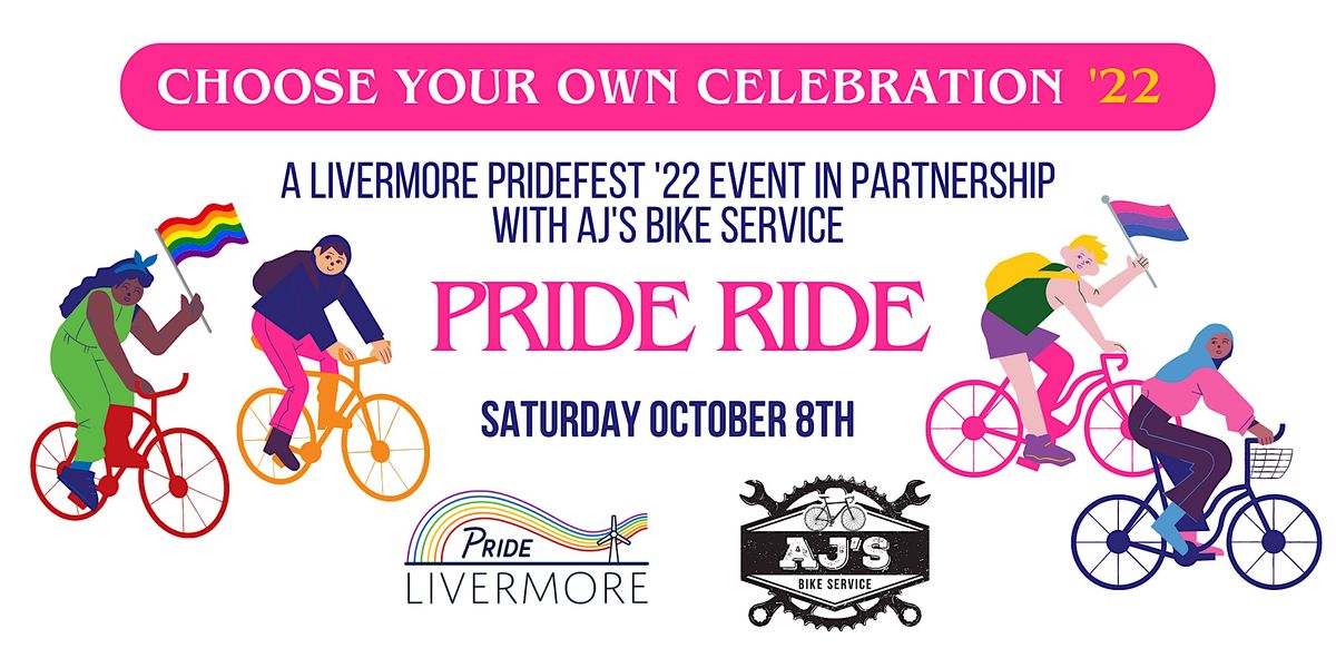 Pridefest 2022: Pride Ride - Bike Ride in Livermore, AJs Bike Service ...