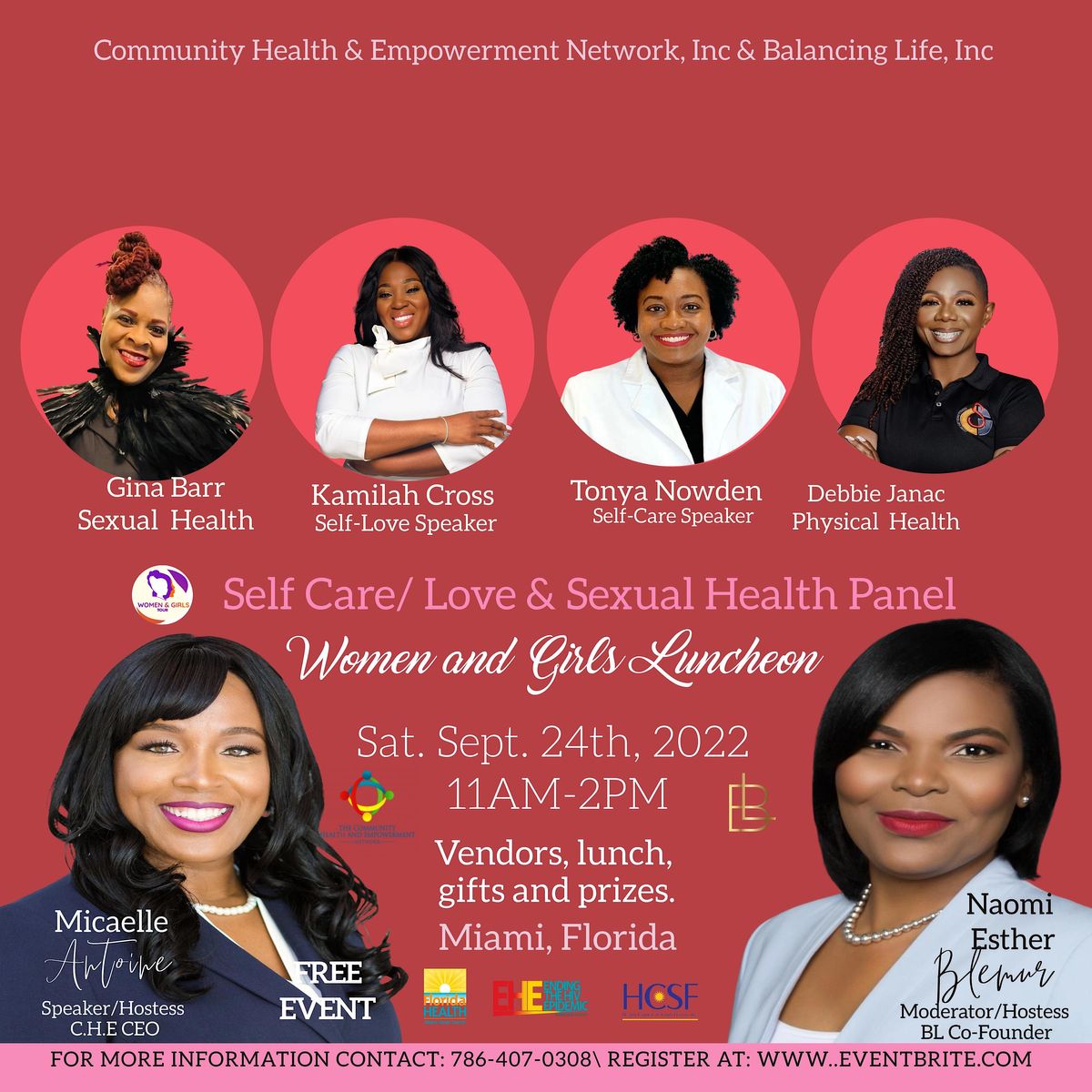 3rd Quarter CHE & BL Women and Girls Luncheon, Will be emailed upon ...